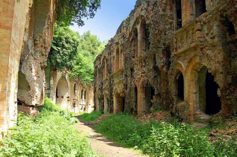 Ancient Medieval Wooden Cossack Fortress, Baturin, Ukraine Stock Photo ...