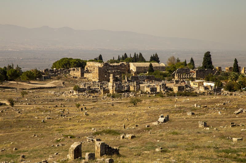 Ruins of Ancient Greek City in Mountains of Turkey Stock Image - Image ...