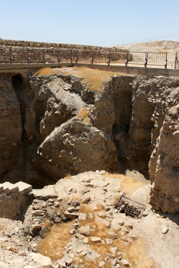 Ruins of Ancient Jericho, Israel Stock Photo - Image of palestine ...