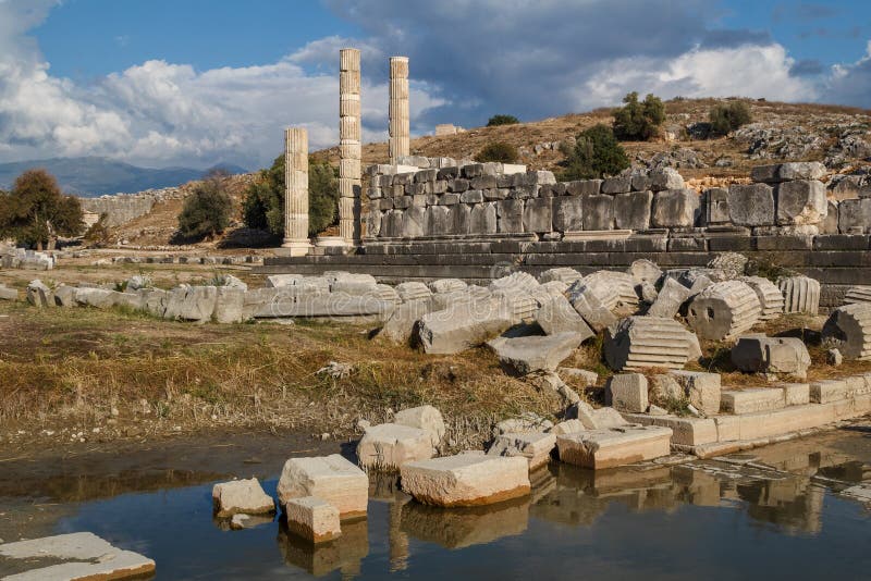 Ruins of the Ancient Lycian City Letoon Stock Photo - Image of greek ...