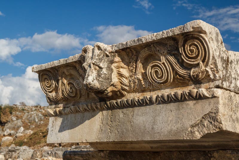 Ruins of the Ancient Lycian City Letoon Stock Image - Image of greek ...