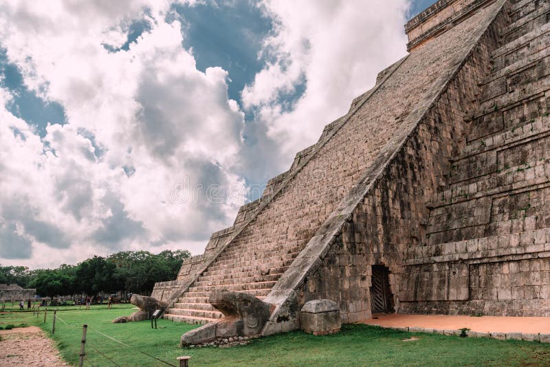 Ruins of the Ancient Mayan Civilization in Chichen Itza. Mexico Stock ...