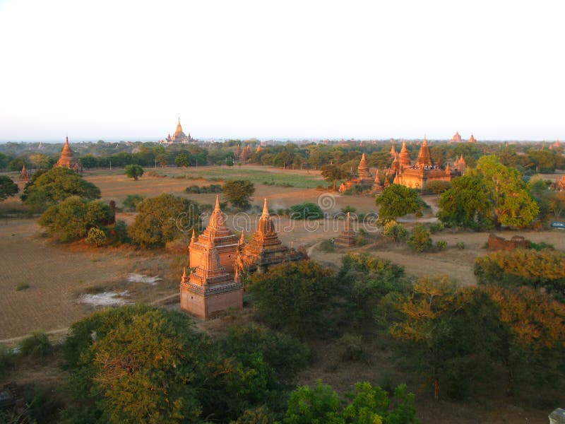 Ruins of the Ancient Pagoda, Bagan, Myanmar Stock Photo - Image of ...