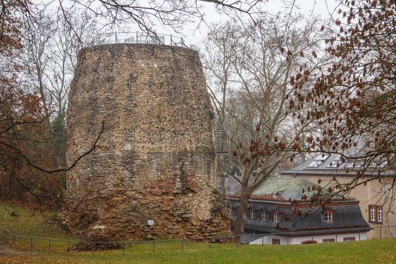 Ruins of the Ancient Roman Tomb in Mainz Stock Photo - Image of ...