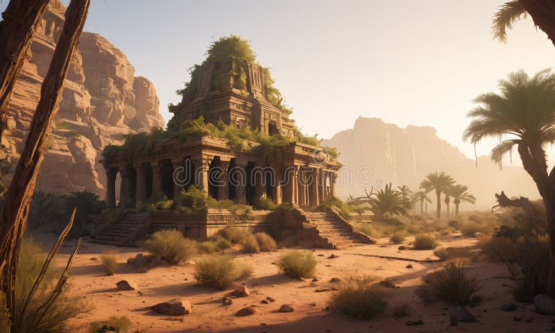 Ruins of Ancient Temple Abstract Mystery Fantasy Antique Building ... Ruins of Ancient Temple Abstract Mystery Fantasy Antique Building ...