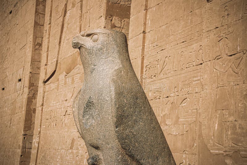 The Ruins of the Ancient Temple of Horus in Edfu, Egypt Editorial Photo ...