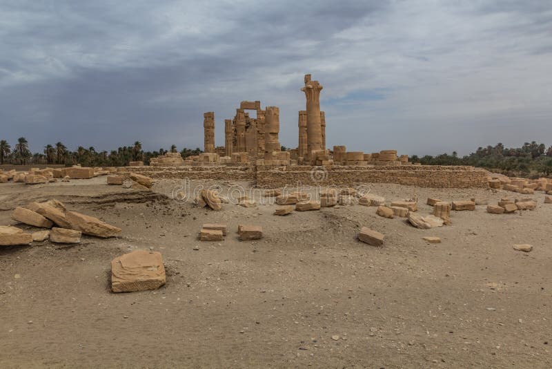 Ruins of the Ancient Temple Soleb, Sud Stock Image - Image of ...