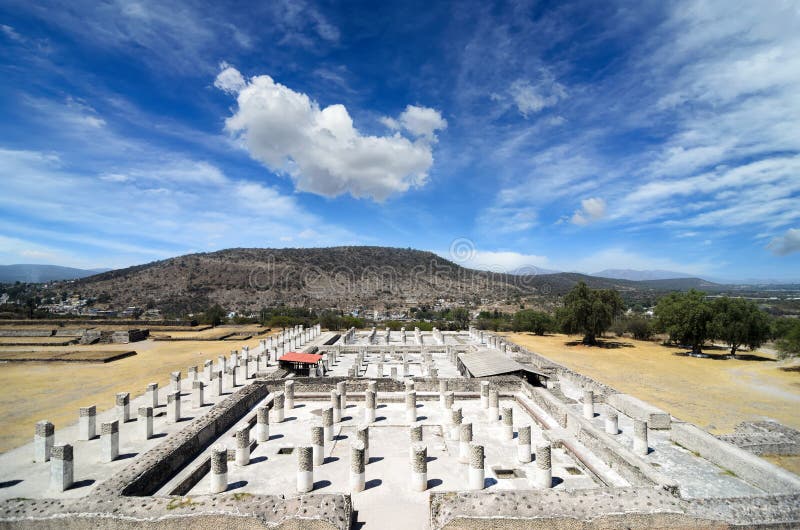 Ruins of Ancient Toltec Civilization Stock Image - Image of hidalgo ...