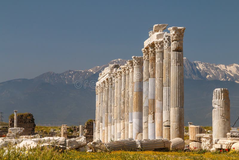 Ruins of the Ancient Town Laodicea on the Lycus Stock Image - Image of ...