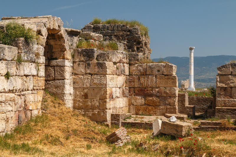 Ruins of the Ancient Town Laodicea on the Lycus Stock Photo - Image of ...