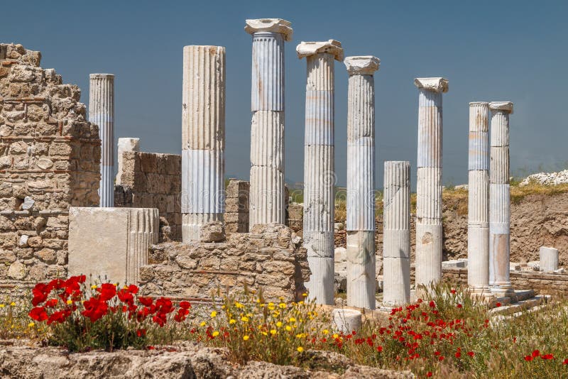 Laodicea on the Lycus, an Archaeological Site in Western Turkey Stock ...