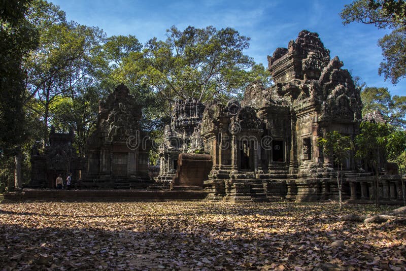 Ruins at Angkor complex stock photo. Image of reap, ancient - 89343510