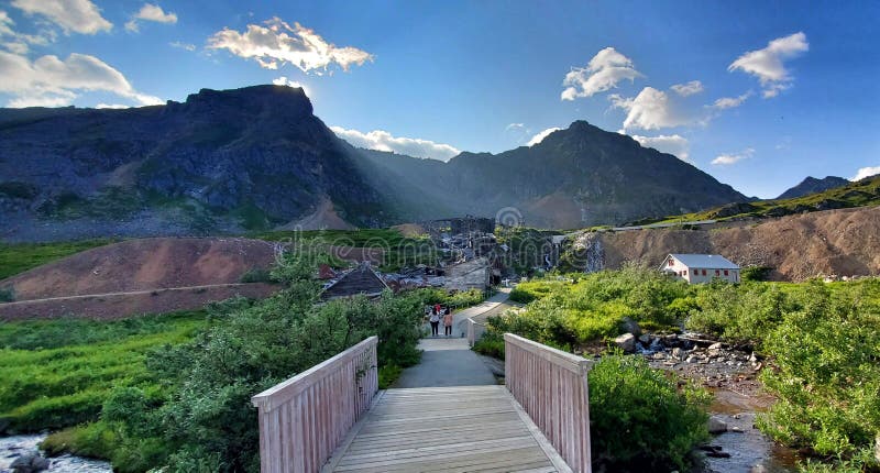 Ruins of another life stock image. Image of mountain - 199279305