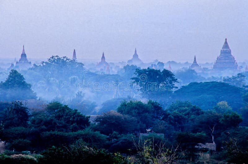 Ruins of Bagan- Burma (Myanmar) Stock Image - Image of buddhism, colour ...