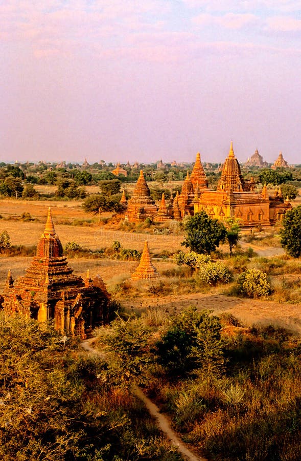 Ruins of Bagan- Burma (Myanmar) Stock Image - Image of asia, empire ...