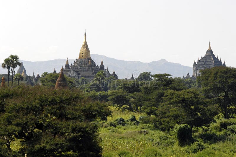 The Ruins of Bagan ( Pagan ) Stock Image - Image of capital, world ...