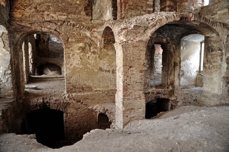 The Ruins of Banffy Castle in Bontida, Romania Stock Image - Image of ...