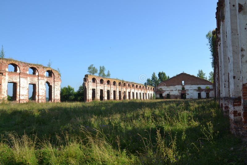 Ruins, Barracks, Antiquity, History, Town, Russia Stock Photo - Image ...