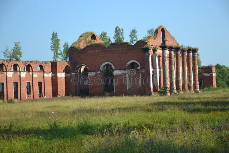 Ruins, Barracks, Antiquity, History, Town, Russia Stock Image - Image ...