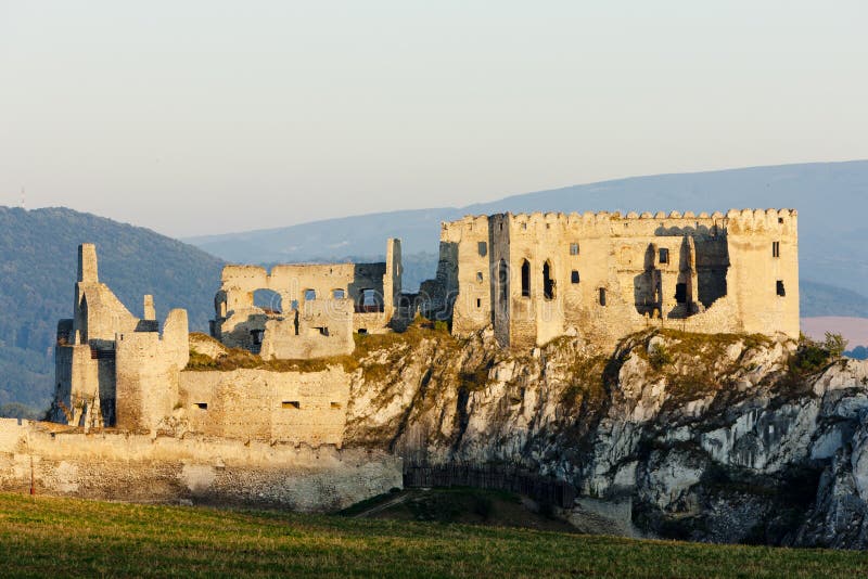 Ruins of Beckov Castle, Slovakia Stock Photo - Image of slovakia ...