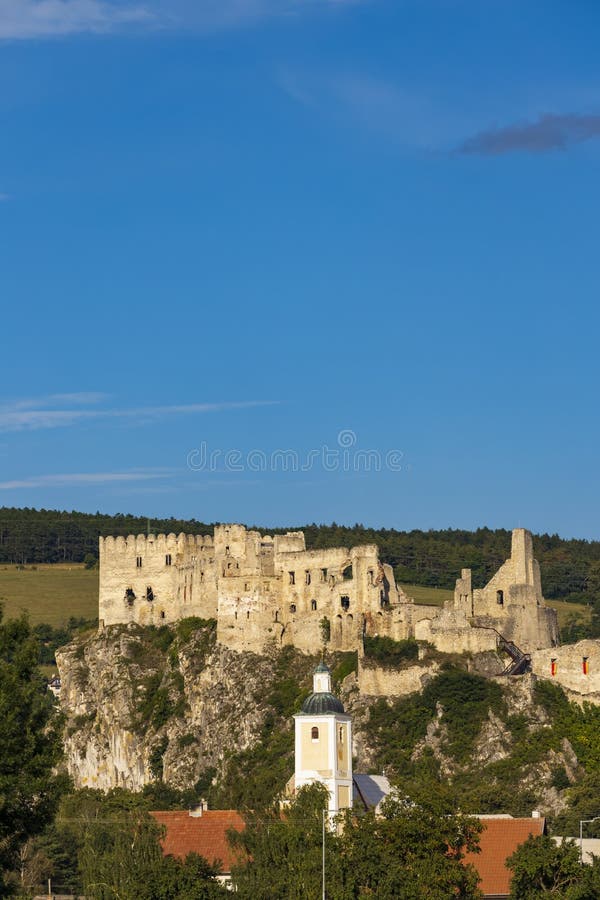Ruins of Beckov Castle, Slovakia Stock Photo - Image of gothic, scenery ...