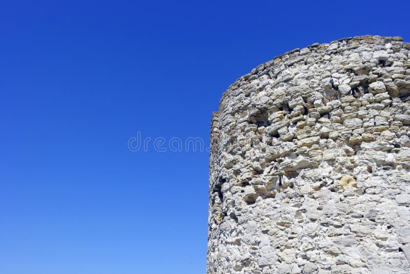 Ruins on the blue stock image. Image of summer, ancient - 150582467
