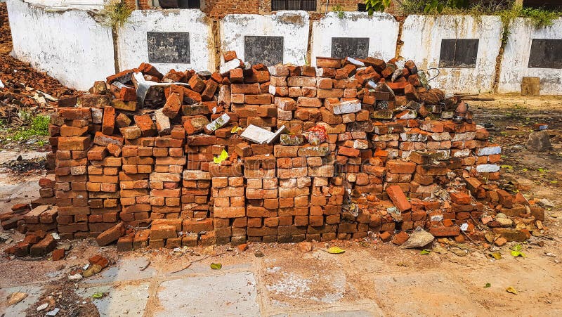 Ruins of a Broken House after an Earthquake Stock Image - Image of ...