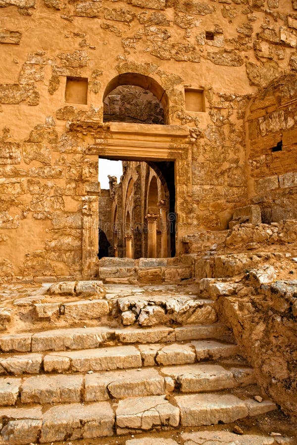 Rasafa Basilica Ruins Syria Stock Image - Image of middle, basilica ...
