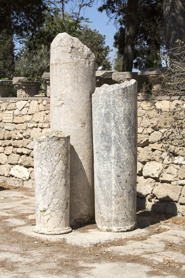 Ruins of Carthage stock image. Image of empire, place - 48380113