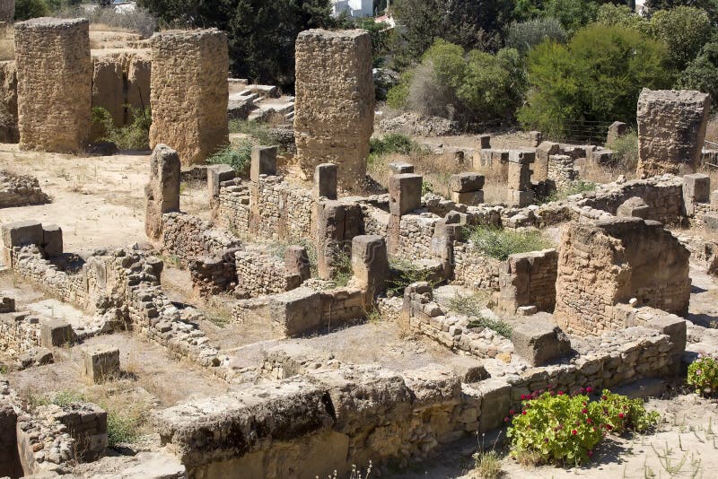Ruins of Carthage stock image. Image of monument, roman - 42973639