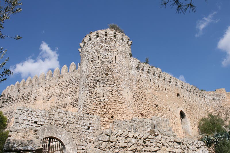 Income Castle stock photo. Image of meadows, panorama - 10200508