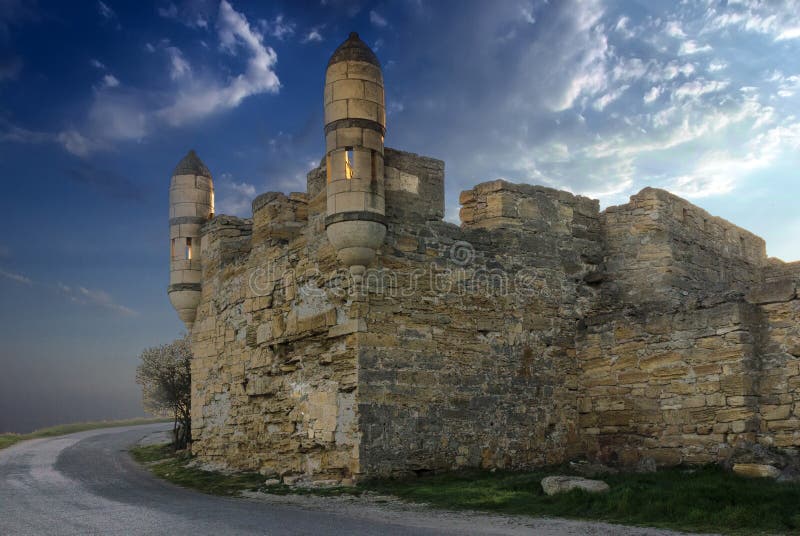 Ruins of castle stock image. Image of destroyed, rural - 117078345