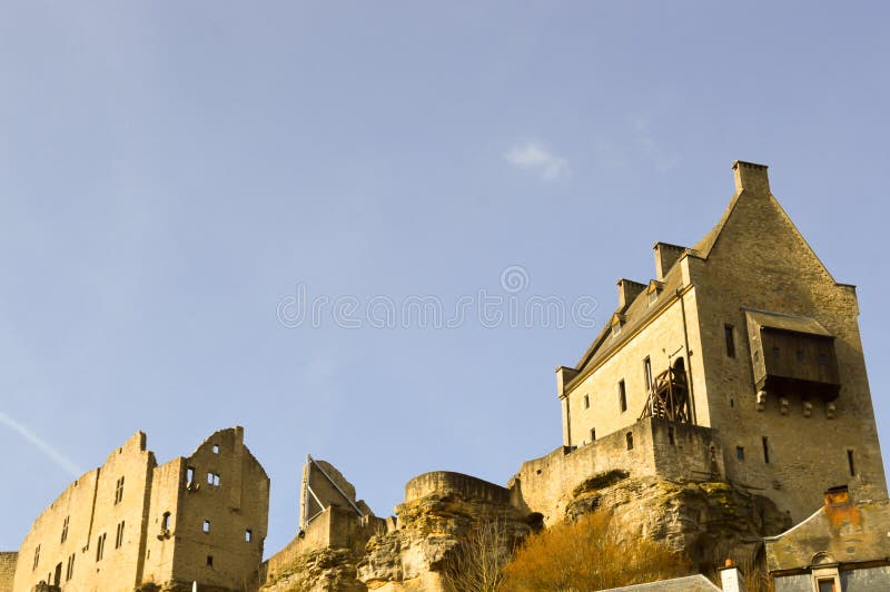 Castle of Larochette, Luxembourg Stock Photo - Image of history ...