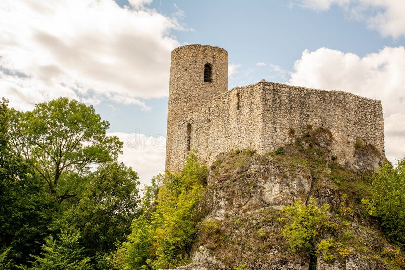 Ruins of Castle in Smolen (Poland) Editorial Photo - Image of castle ...