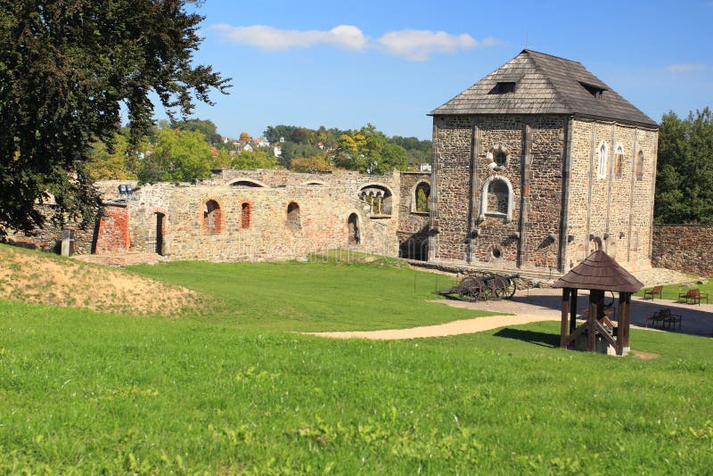 Ruins of Cheb castle stock photo. Image of landmark, building - 36443590
