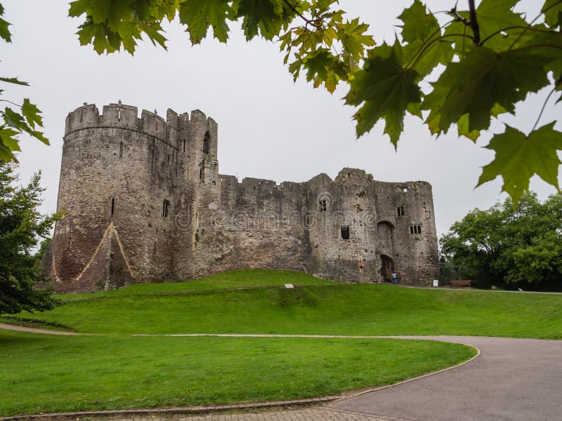 Monmouth Castle Wales Uk Ruins Of Historic Welsh Tourist Attraction Wye ...