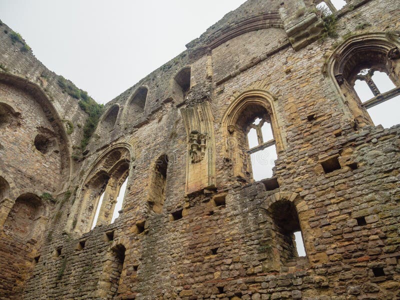 Chepstow Castle Monmouthside Wales Stock Photo - Image of kingdom ...