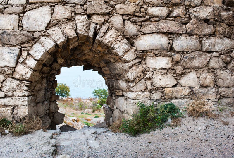 The ruins of Chersonesos stock photo. Image of famous - 31783792