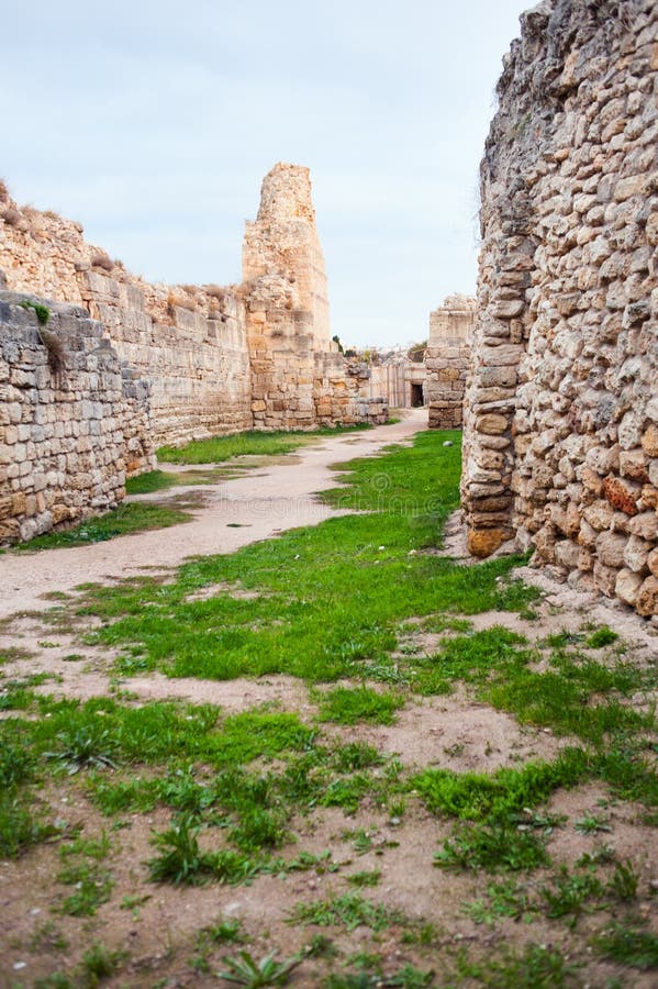 The ruins of Chersonesos stock photo. Image of chersonesos - 31783912