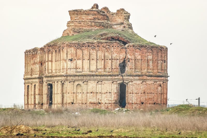 Ruins of the Chiajna Monastery Stock Photo - Image of architecture ...