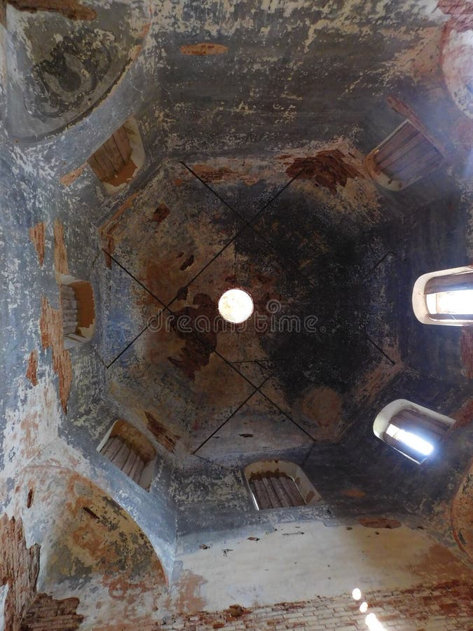 The ruins of the Church. stock photo. Image of arch, clement - 76479846