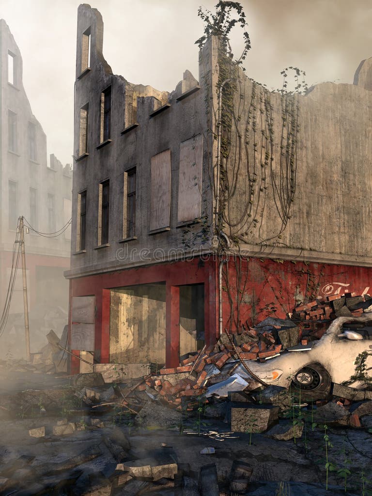 Rubble Ruins Stock Illustrations – 7,829 Rubble Ruins Stock ...