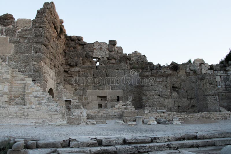 The Ruins of City from the Time of the Roman Empire. Ancient City Ruins ...