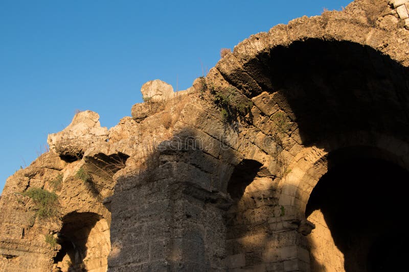 The Ruins of City from the Time of the Roman Empire. Ancient City Ruins ...