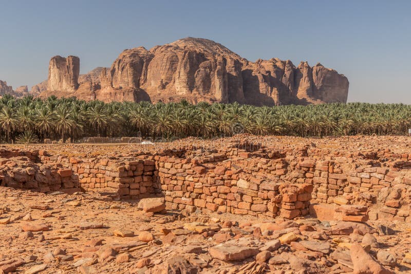Ruins of Dadan Site in Al Ula, Saudi Arab Stock Image - Image of tour ...