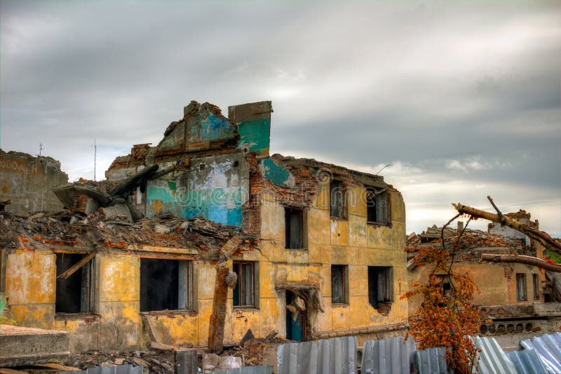 Ruins stock image. Image of dust, destruct, dirty, damage - 58602947