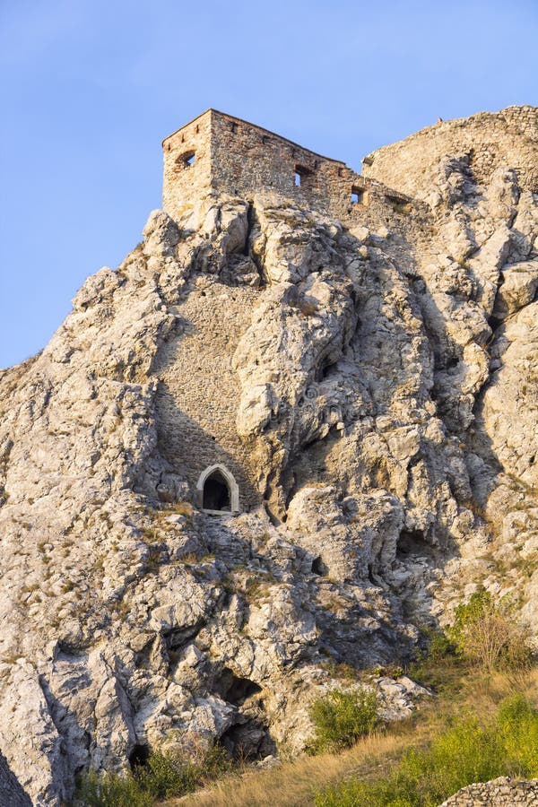 The castle of Bratislava stock image. Image of tower - 88934259