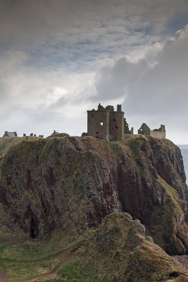 Dunnottar Castle 1 stock photo. Image of cliffs, stonehaven - 1096268
