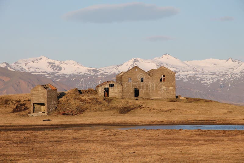 Ruins in Eastern Iceland stock photo. Image of ruins - 53665204