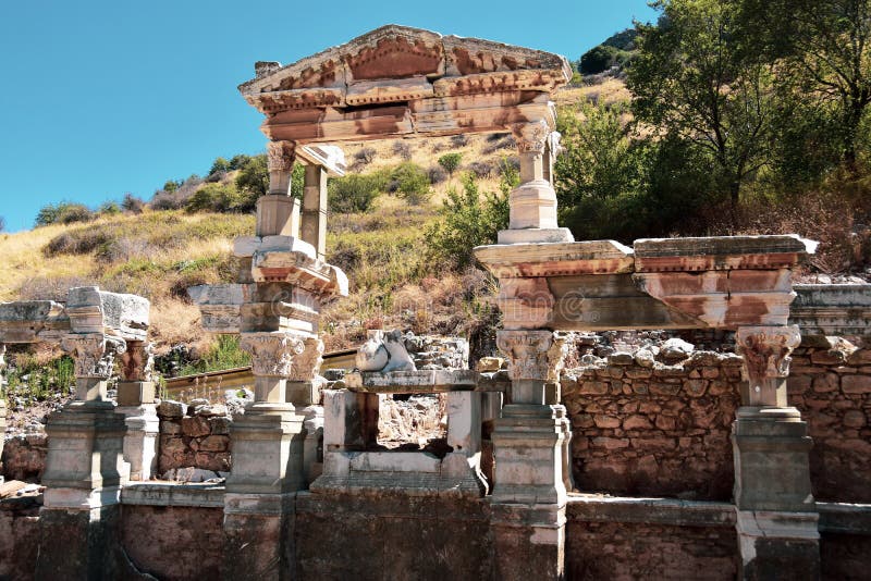 The Ruins at Ephesus, Turkey Editorial Stock Photo - Image of temple ...